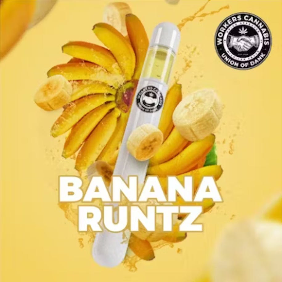 (AU) BANANA RUNTZ - 0.4G DISPOSABLE - 0.4g | Green Koi Recreational Menu
