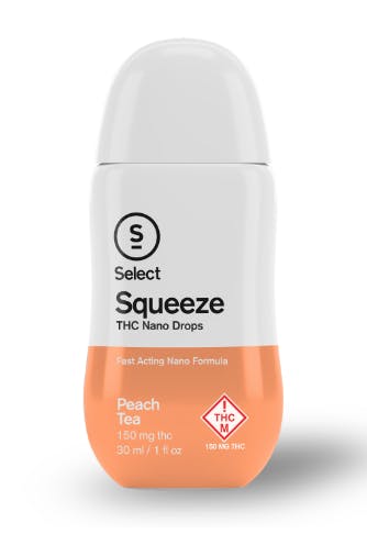 Shop adult-use Peach Tea | Select Squeeze - 1g Edibles by Select ...