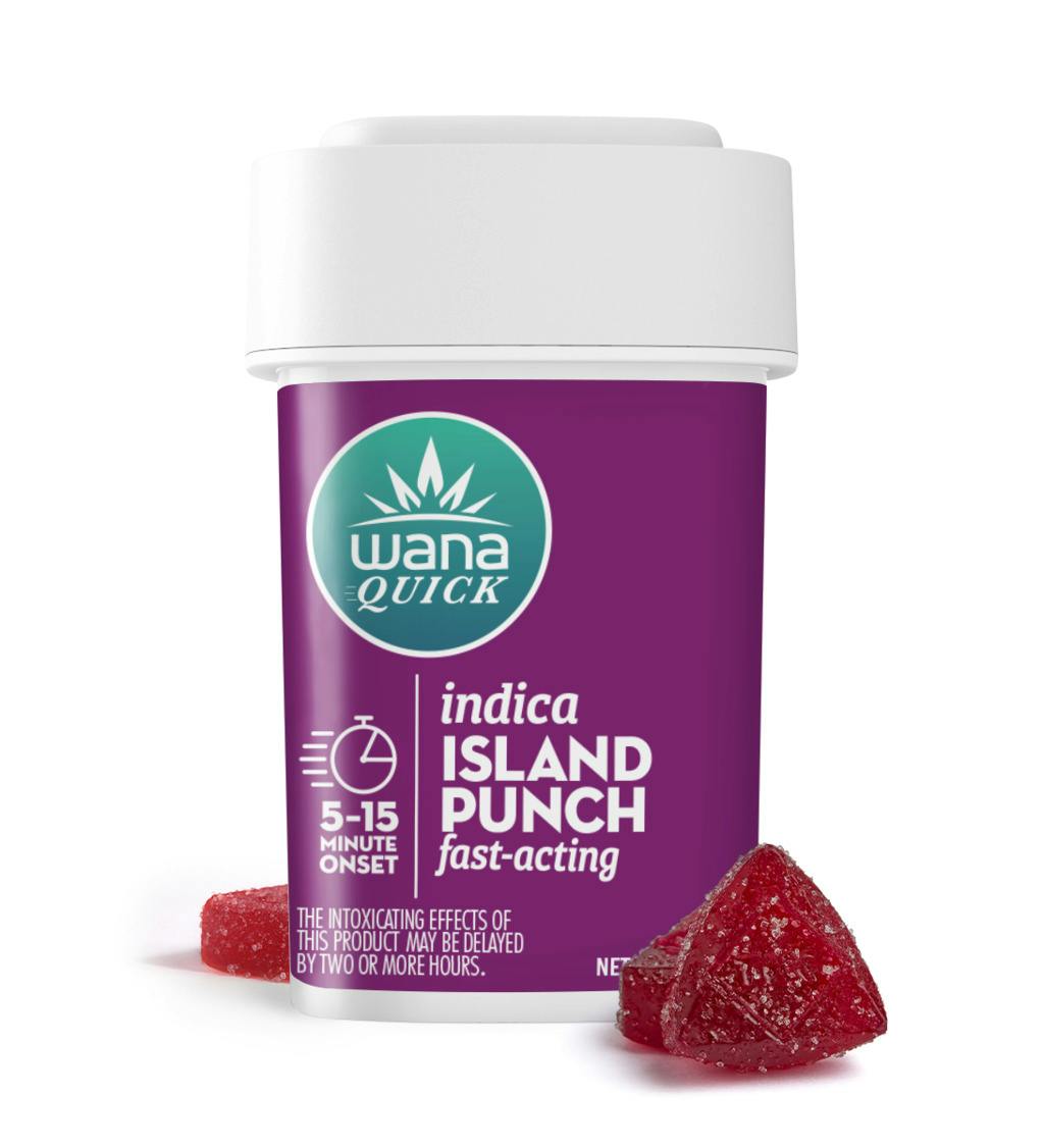 Shop Adult Use Island Punch Fast Acting 10 Pack 1g Edibles By Wana Rochelle Park Nj