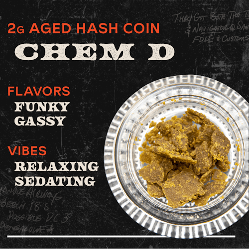 Chem D 2g Aged Hash Hybrid - 2g | Concentrates | Sunburn | Sunburn ...