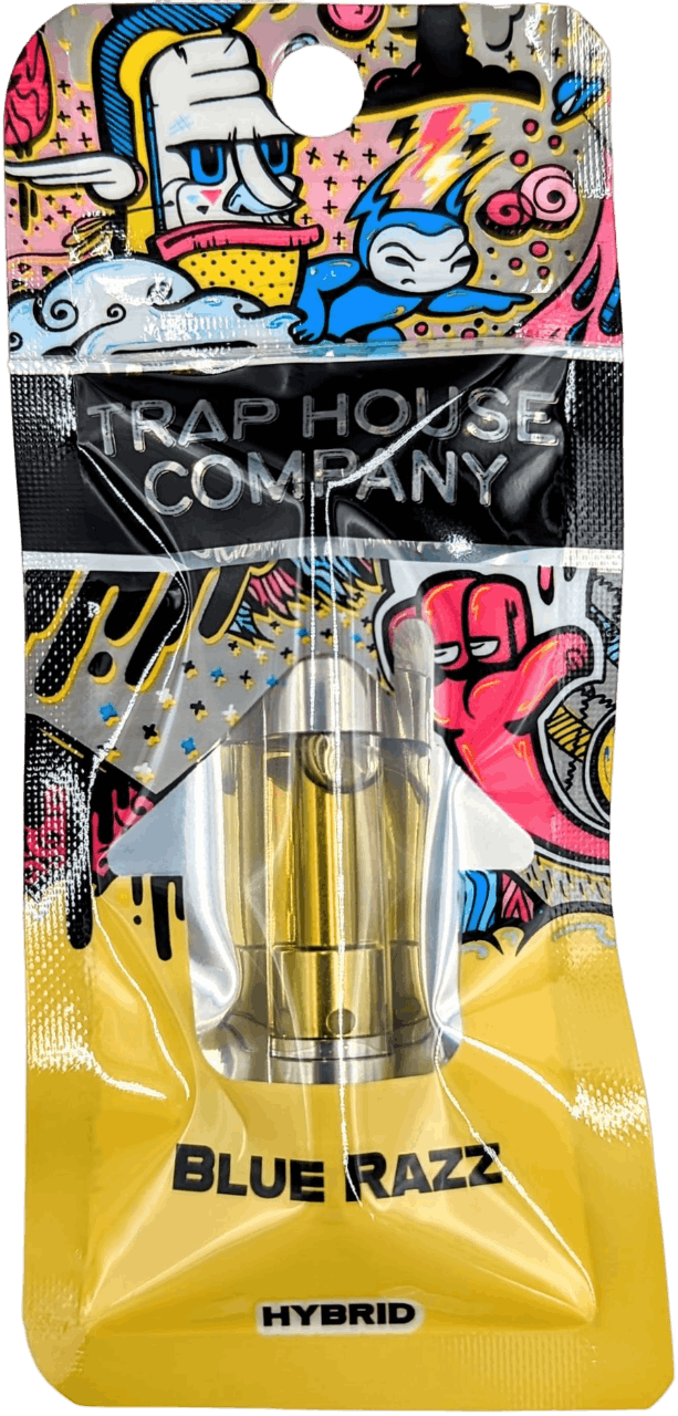Shop Trap House Blue Razz 1g Distillate 510 Cart - 1g Concentrates ...