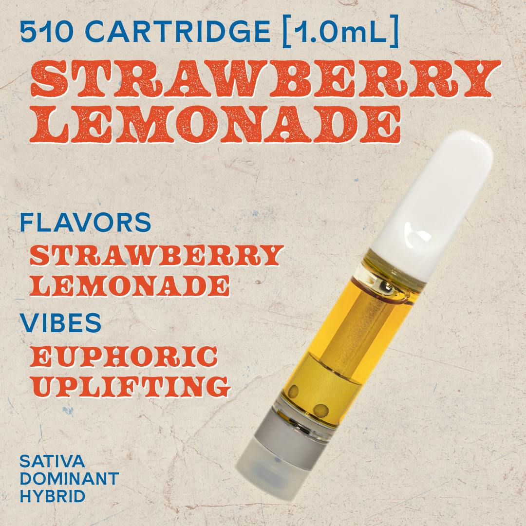 Strawberry Lemonade 1g Cartridge Sativa - 1g | Vaporizers | Sunburn ...