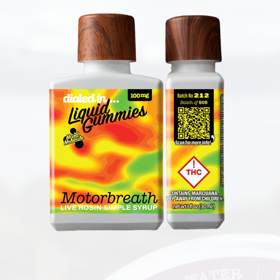 Dialed In Motorbreath Liquid Gummies 100mg - 100mg | Edibles | Dialed ...