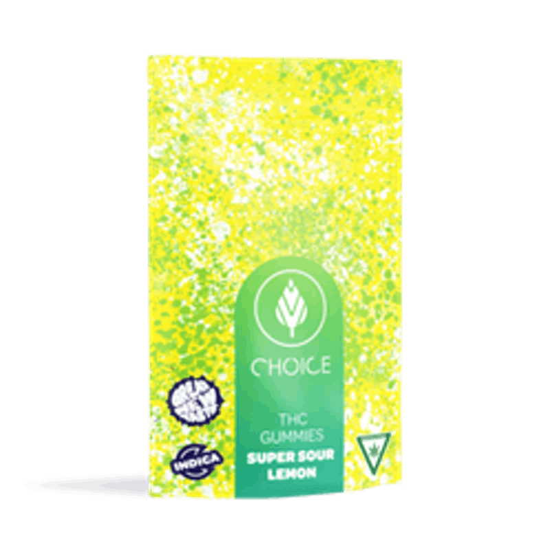 Shop Super Sour Lemon Gummies - 10 Pack Edibles by Choice | East ...