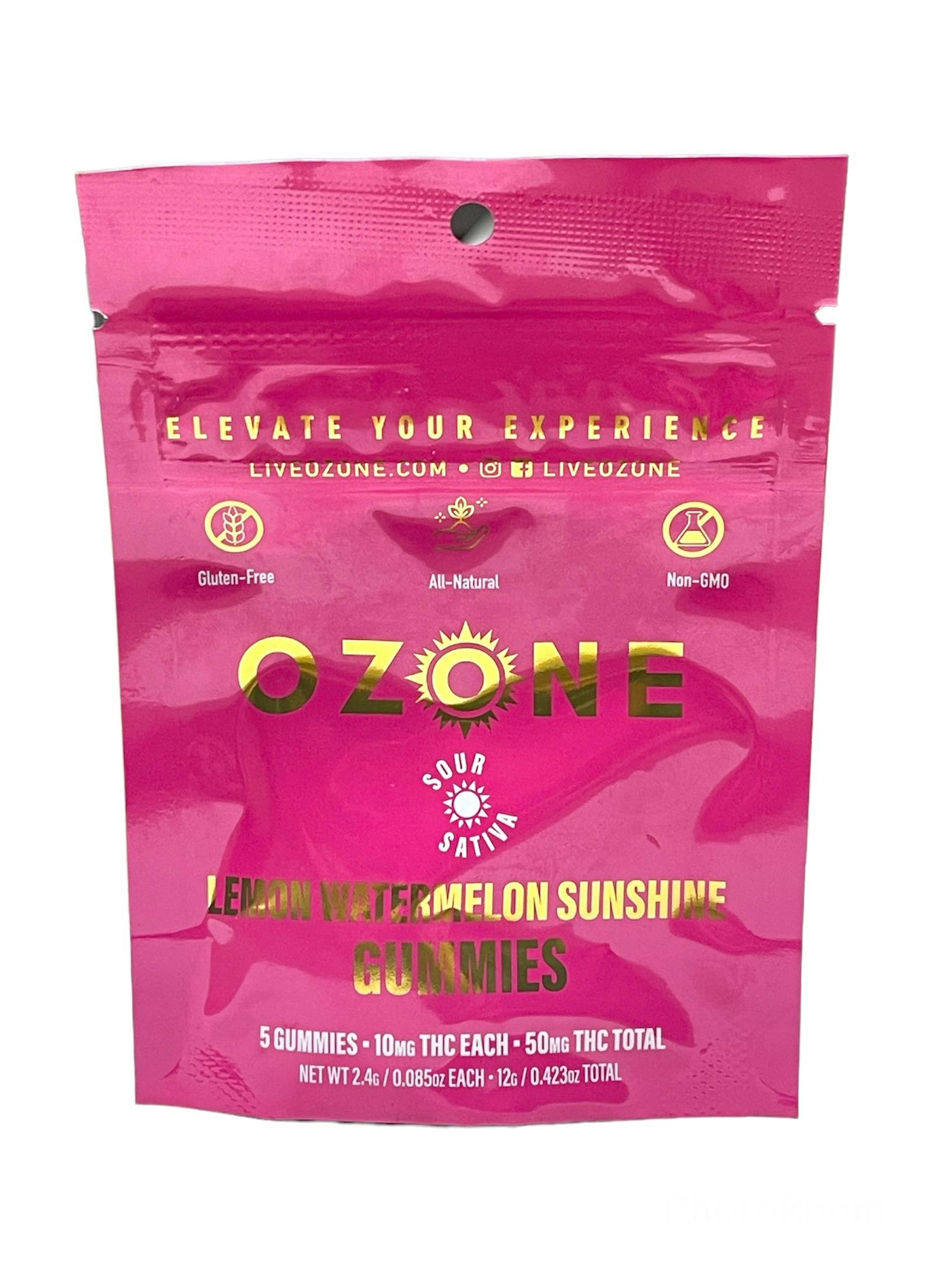 Shop medical Sour Sativa Lemon Watermelon Sunshine Gummies - 5 Pack ...