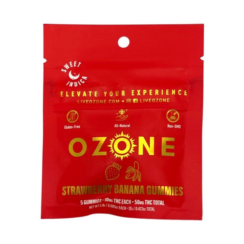 Shop medical Sweet Indica Strawberry Banana Smash Gummies - 5 Pack - 0 ...