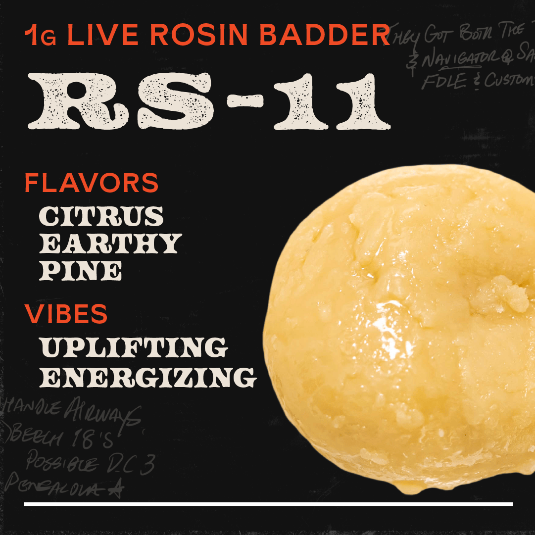 RS-11 1g Live Rosin Badder Hybrid - 1g | Concentrates | Sunburn ...