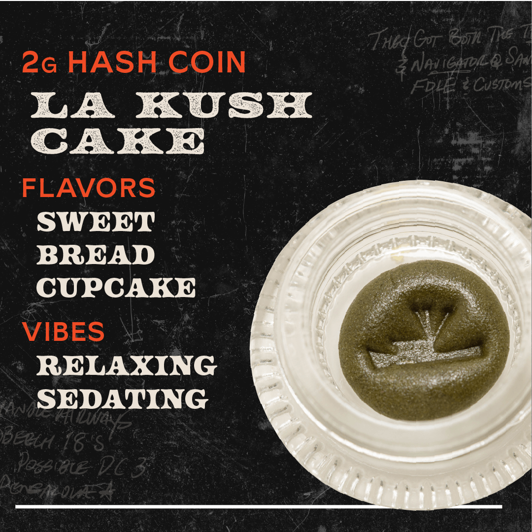 La Kush Cake 2g Hash Coin Hybrid - 2g | Concentrates | Sunburn ...