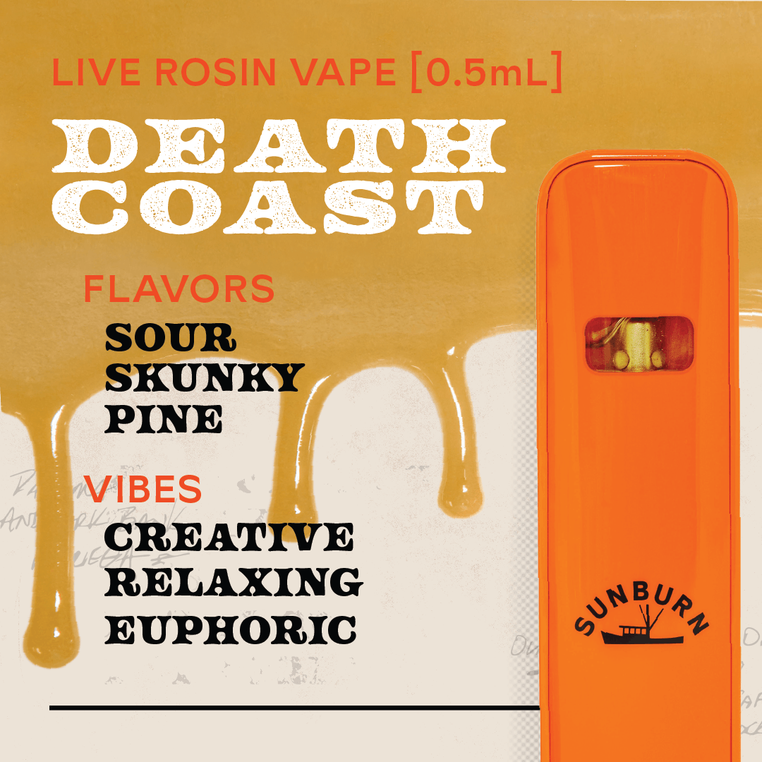 DeathCoast 0.5g Live Rosin Disposable Vape Hybrid - 0.5g | Vaporizers ...