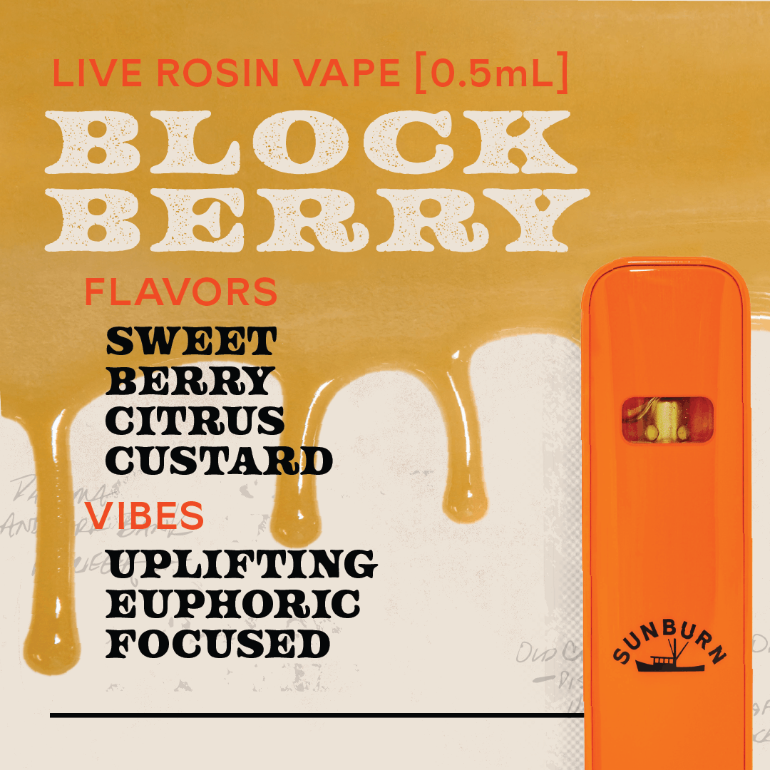 Block Berry 0.5g Live Rosin Disposable Vape Hybrid - 0.5g | Vaporizers ...